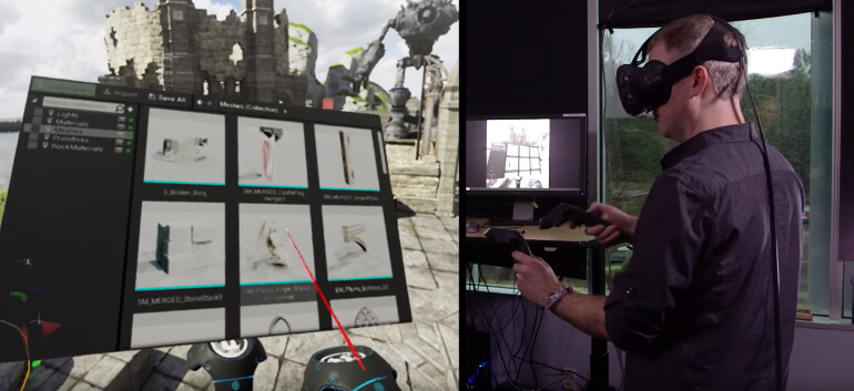 Unreal Engine 4 дизайн уровней и игры в виртуальной реальности Vr Editor