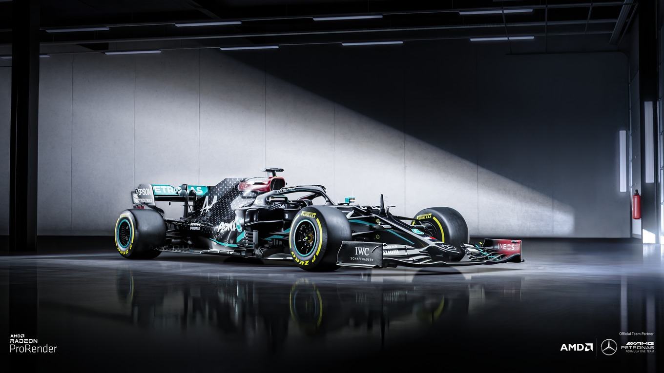 AMD zeigt schicke Renderings des Mercedes-AMG F1 W11 EQ Performance - Hardwareluxx