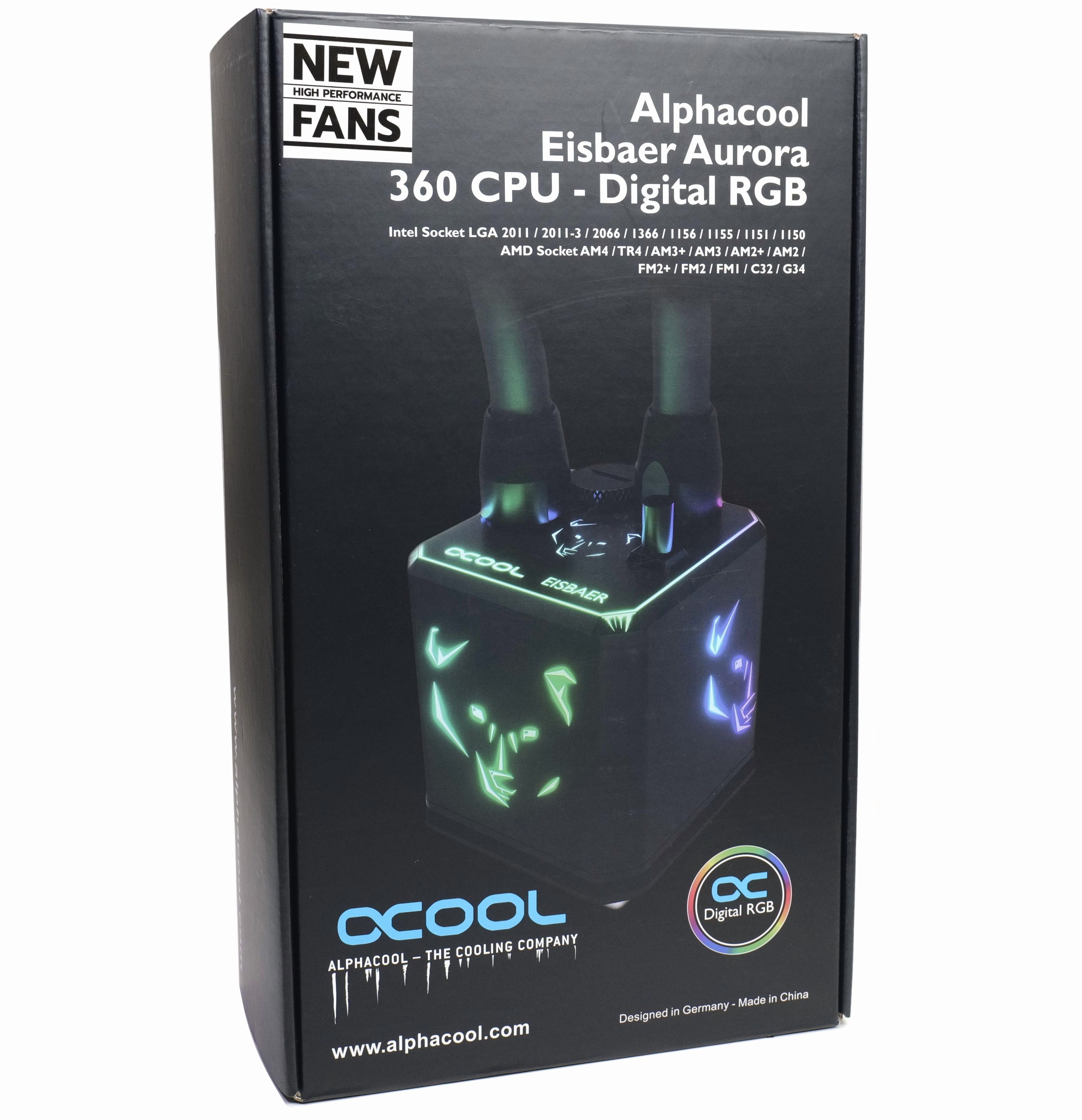 Alphacool Eisbaer Aurora HPE Edition 360 im Test: Die High-Performance ...