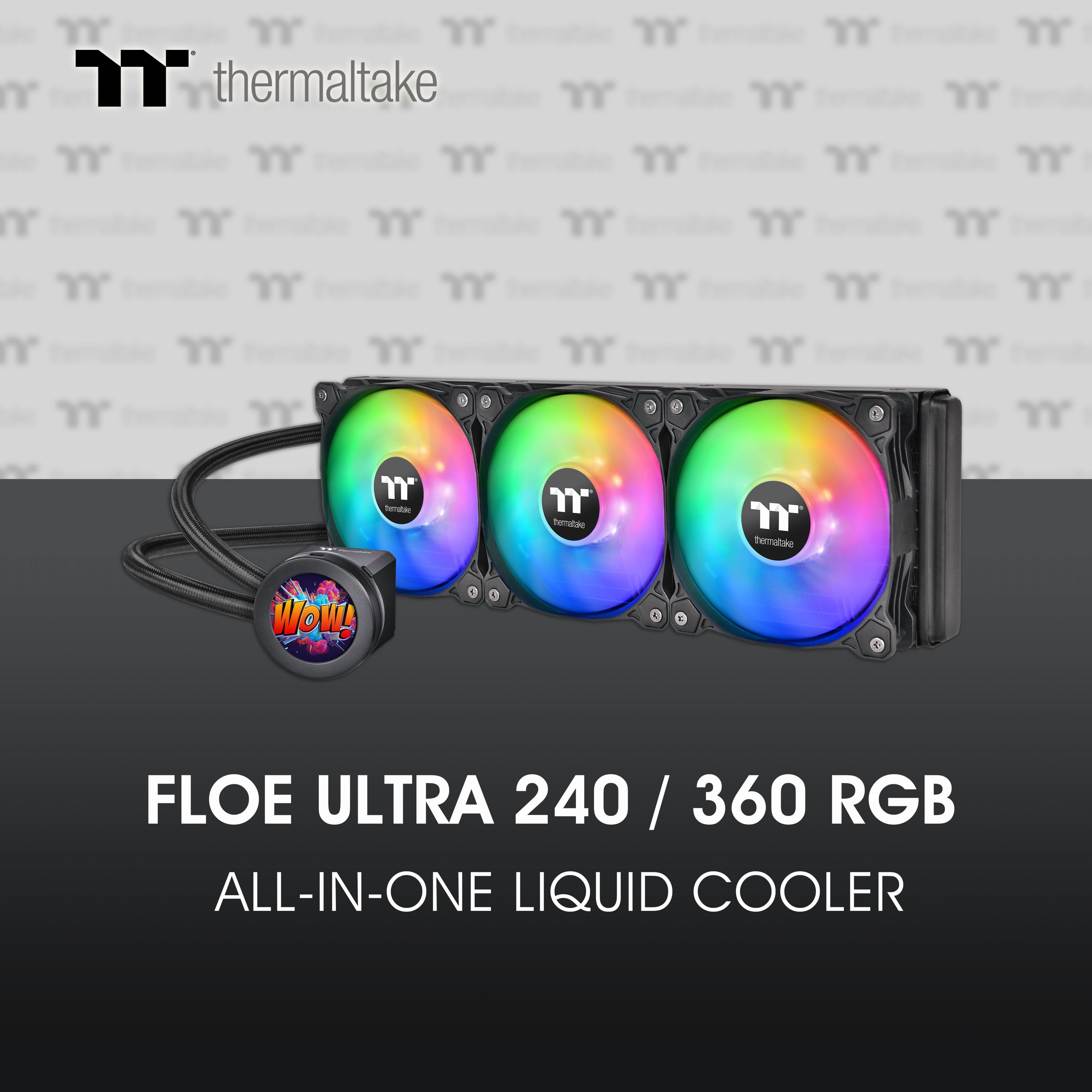 Thermaltake Floe Ultra 240 und 360 RGB: Mit Display und beleuchteten ...