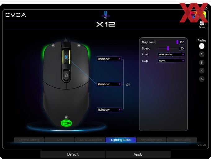 EVGA X12 im Test: Gaming-Maus mit Dual Sensor und 8k Report Rate ...