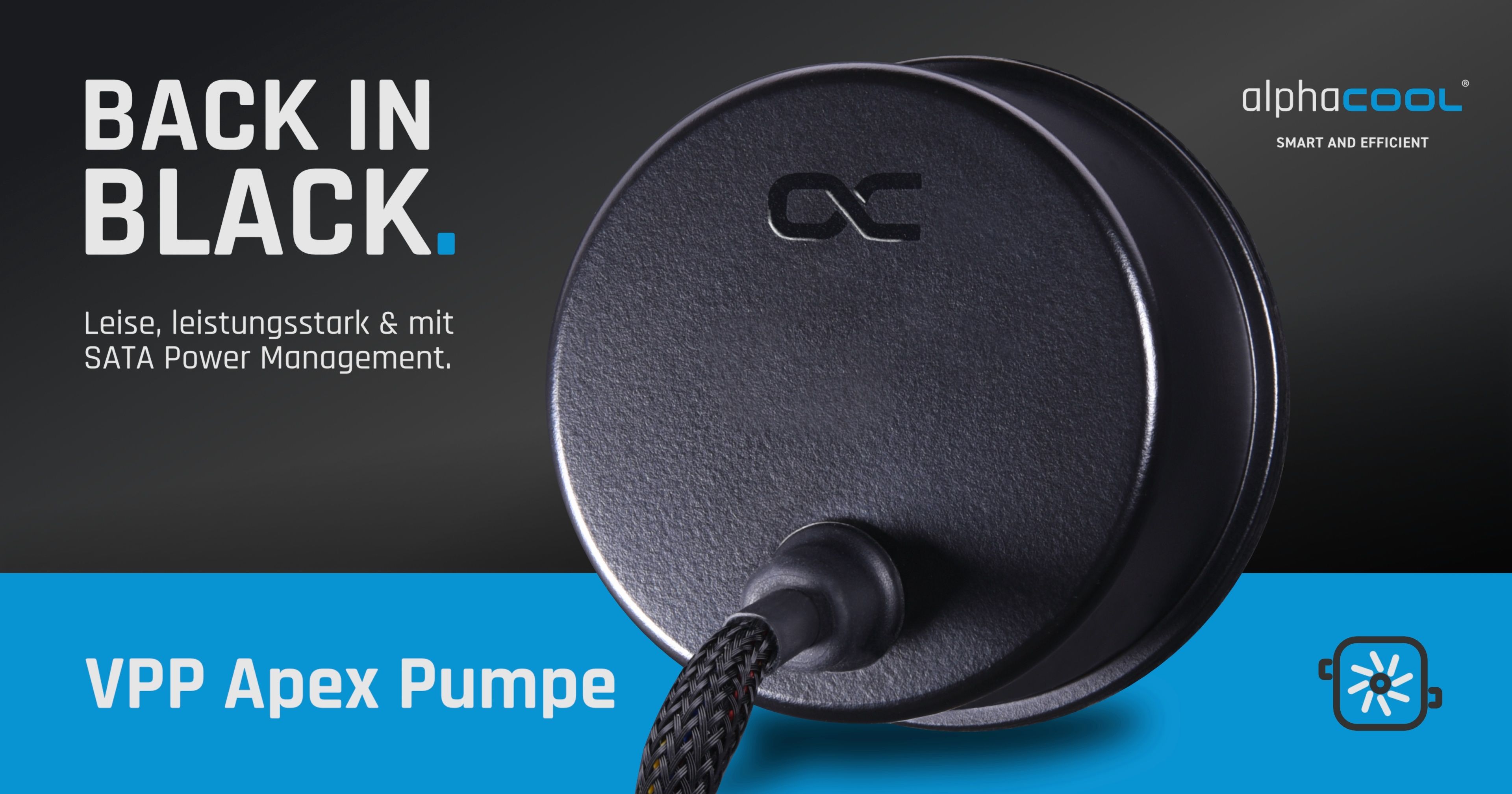 Alphacool VPP Apex: Regelbare Pumpe mit SATA-Stromversorgung - Hardwareluxx