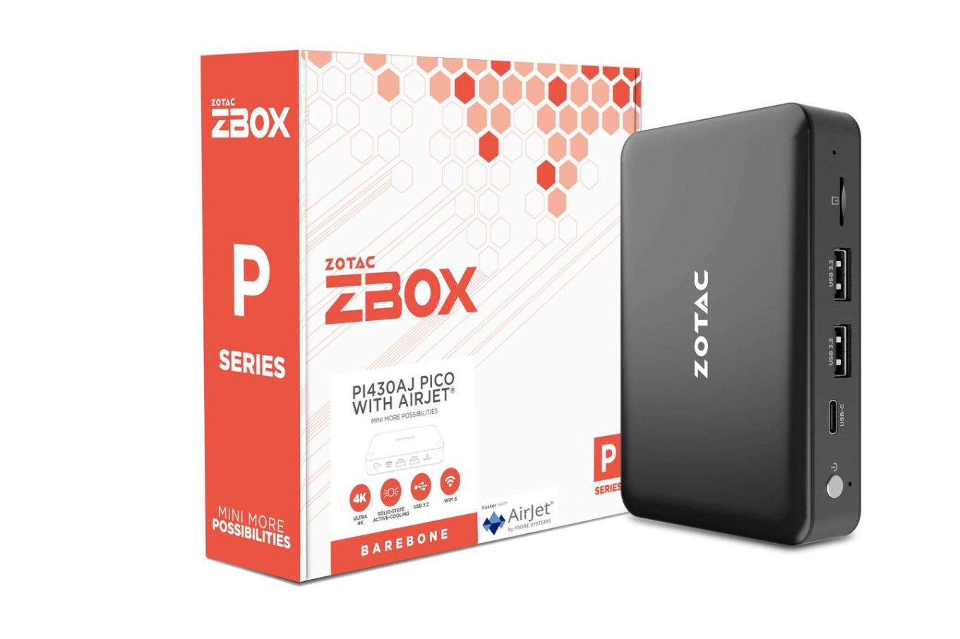 Zbox pico PI430AJ: ZOTAC setzt auf zwei AirJet-Module - Hardwareluxx