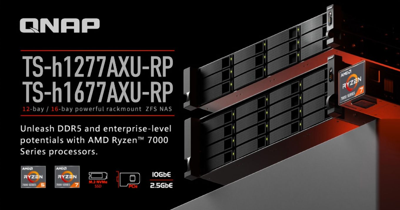 Mit Ryzen-CPU und ZFS: QNAP stellt die TS-hx77AXU-RP Serie Enterprise ZFS NAS vor - Hardwareluxx