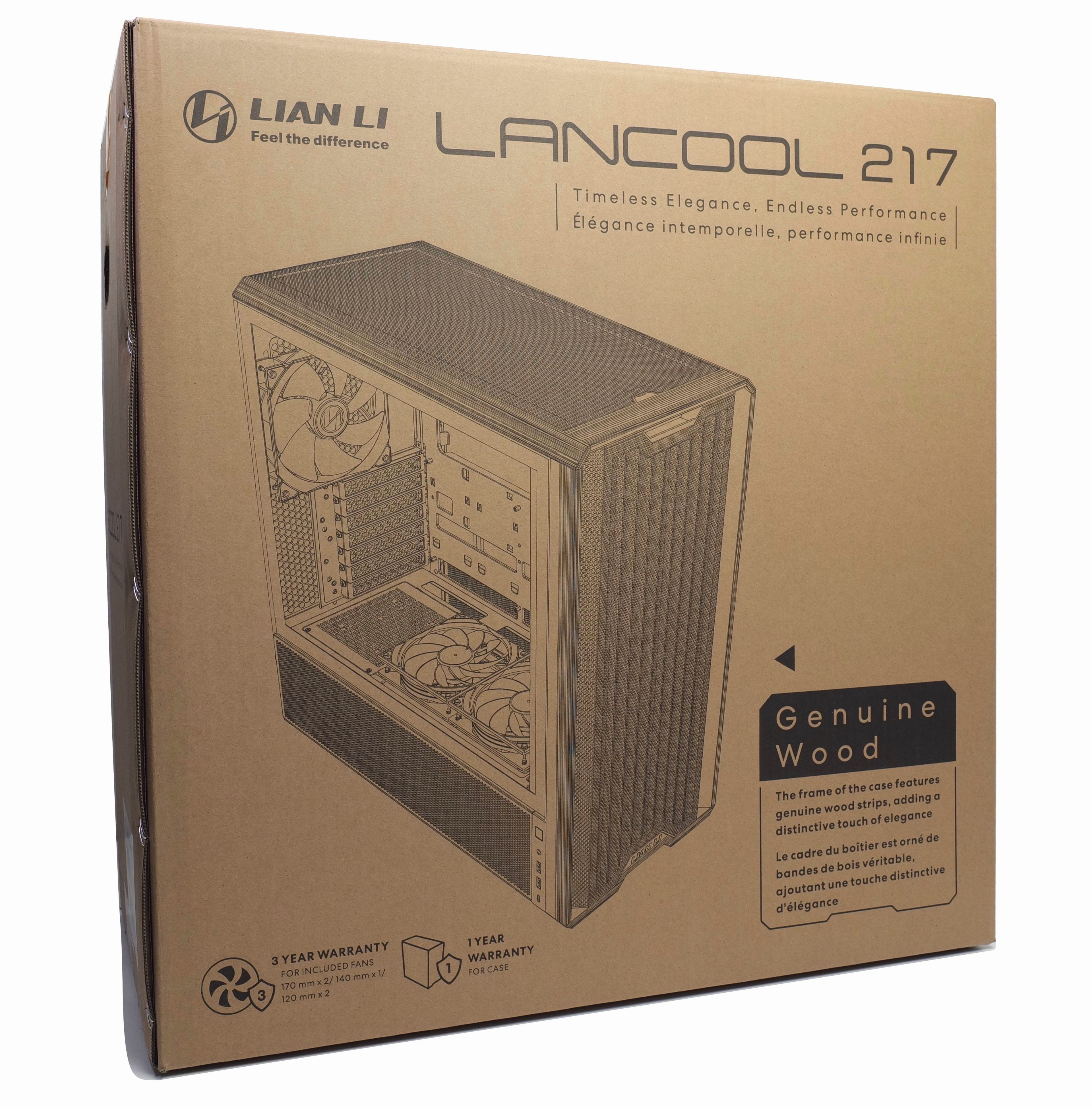 Lian Li Lancool 217: High-Airflow-Gehäuse mit Holzstreifen - Hardwareluxx