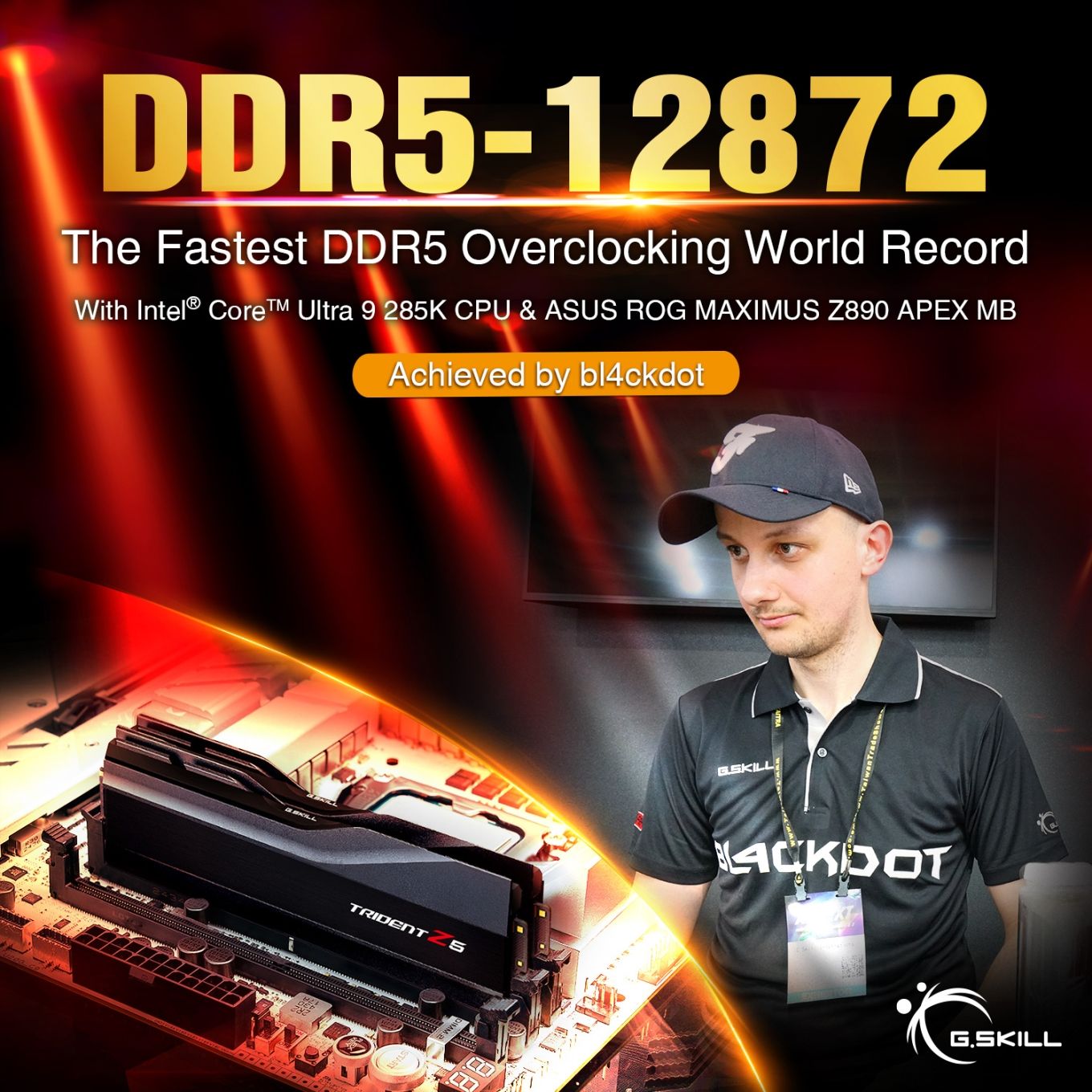 DDR5 Overclocking: bl4ckdot setzt neuen Weltrekord mit G.SKILL DDR5-12872 - Hardwareluxx