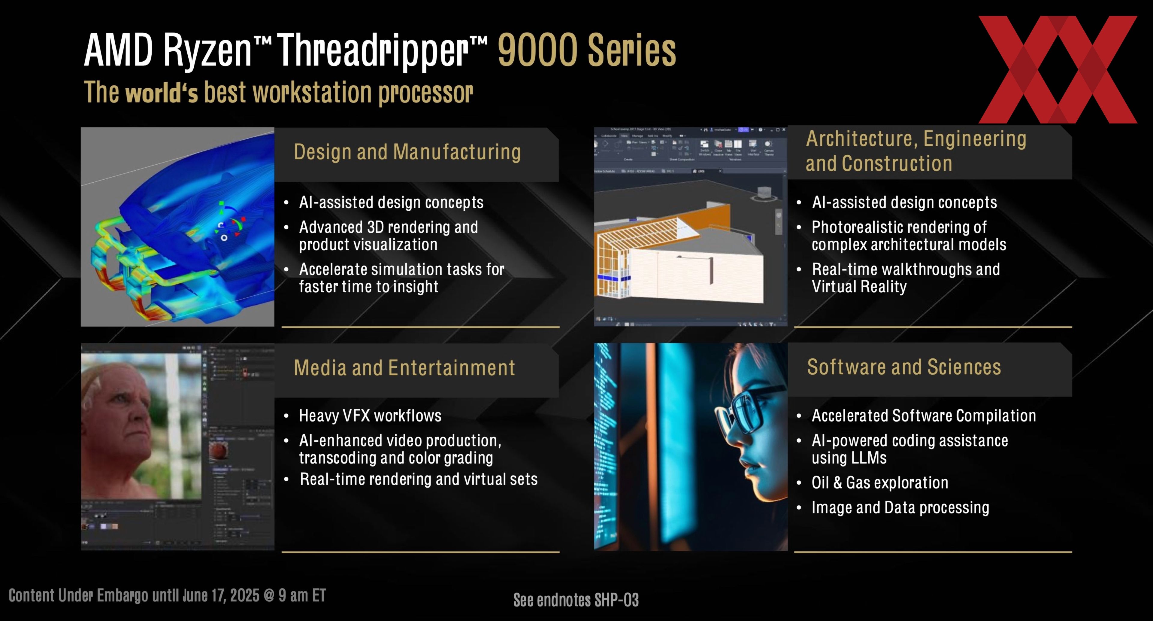 Weitere Benchmarks: AMD bereitet Start von Ryzen-Threadripper-9000 für ...